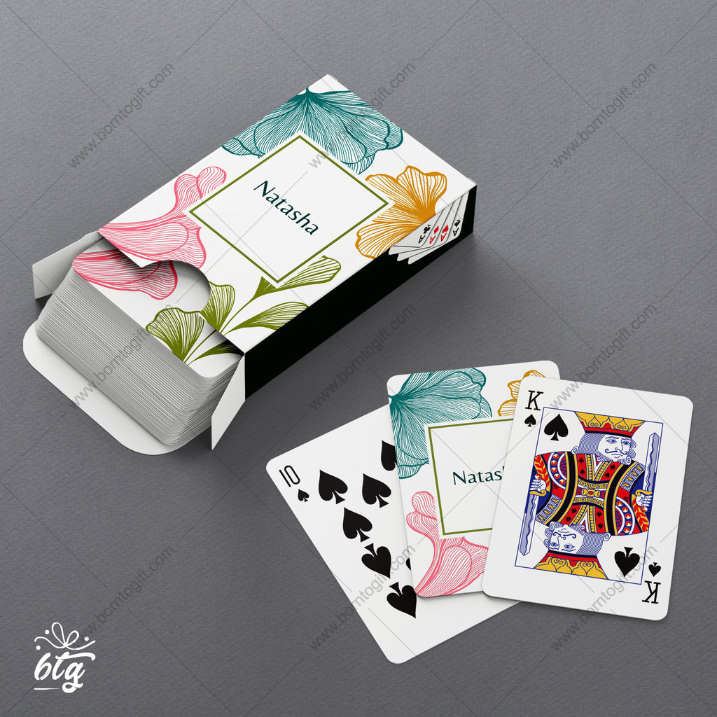 Personlised Playing Cards - Custom Name – Born To Gift